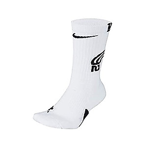 Nike Kyrie Unisex Nike Elite Crew Socks SK0077-100 SIZE L