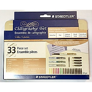 Staedtler 5 Nib Calligraphy Pen Set (899SM5V)