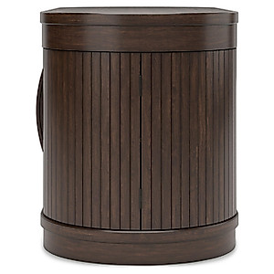 Signature Design by Ashley Korestone Home Office Desk, 63" W x 26" D x 30" H, Dark Brown