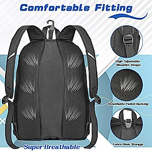 Jalunth Baseball Softball Bat Bag Backpack Youth Adult Large Room Fastpitch Slowpitch Equipment Bags Boys Kids Girls Tball Gear Back Pack Mens Women Fence Hook Shoes Compartment Fits Face Guard Helmet