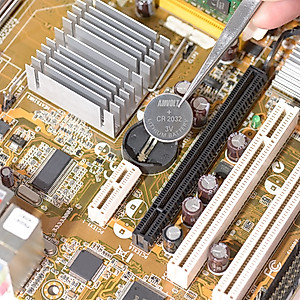 AmVolt 15 Pack CR2032 Batteries - [Extended Life] Airtag Battery 220mAh 3 Volt Lithium Replacement Airbag 3v C2032 Watch Battery Coin Round Button Cell - Key FOB - Child Resistant | 5 Year Guarantee