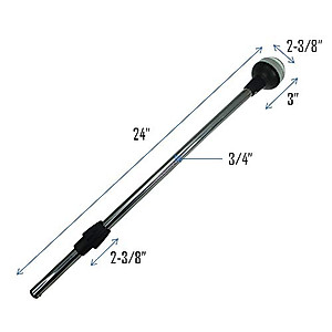 Pactrade Marine Boat LED All Round Anchor Plug-in Light Pole 24" Collar USCG SS