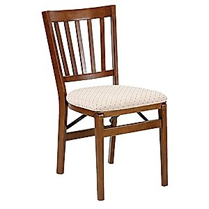 Stakmore School House Folding Chair Finish, Set of 2, Fruitwood