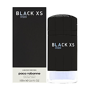 Black XS Los Angeles by Paco Rabanne for Men 3.4 oz Eau de Toilette Spray Limited Edition