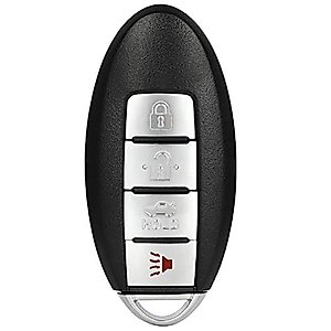SCITOO 1pc Keyless Entry Remote Key Fob SHELL CASE Replacement for Infiniti G25 G37 Q40 FX35 for Nissan Altima Maxima Murano FCC KR55WK48903 KR55WK49622 4 Buttons Uncut Car Key