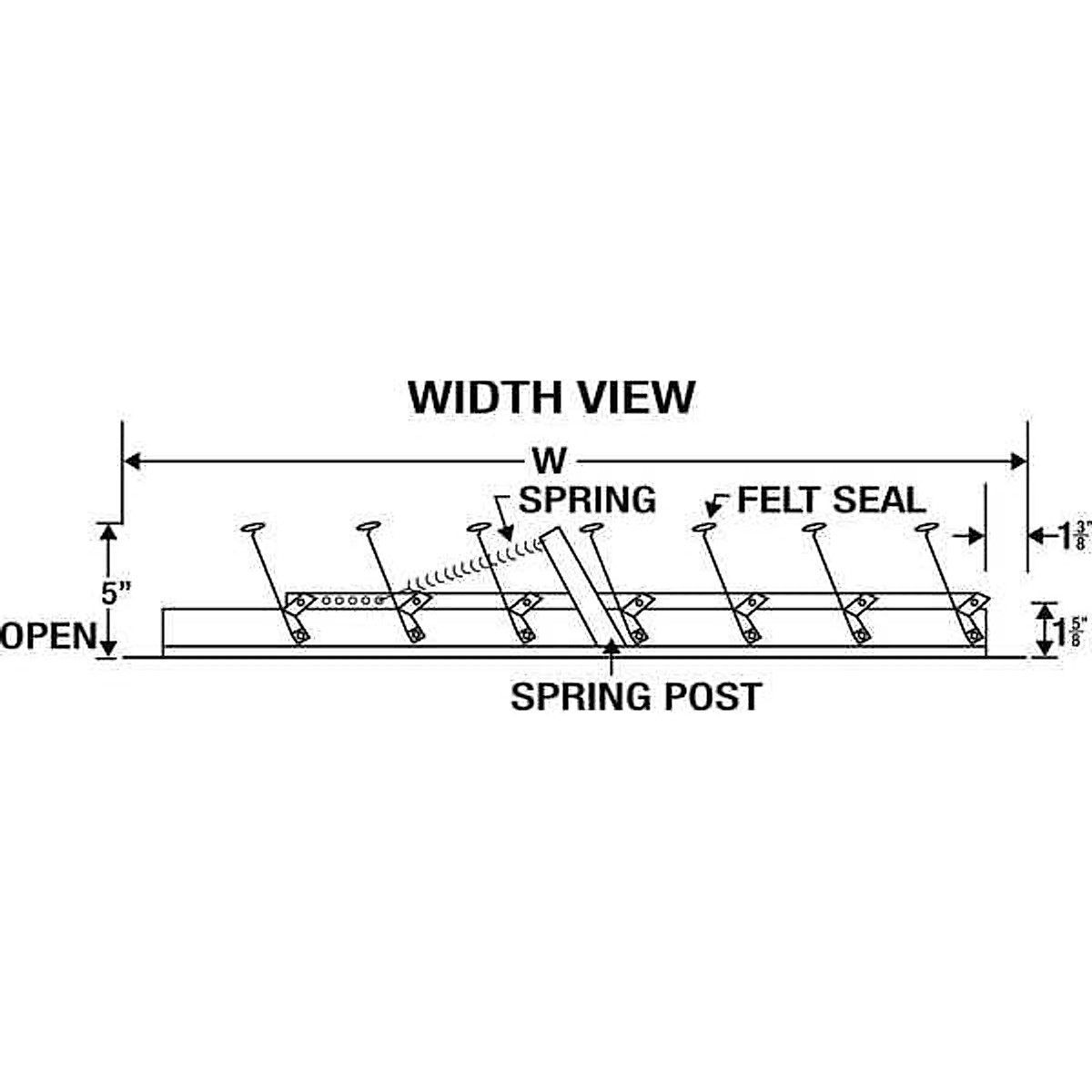 Ceiling Shutter,35 Long,40 Wide