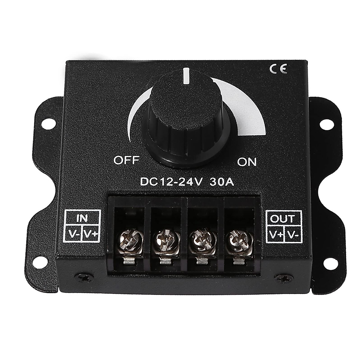 LED Light Strip Dimmer, Led Dimmer Switch - 12V-24V 30A Led Switch Dimmer Controller Manual Operation for Strip Light Single Color, Dimmer Switches For Led Lights