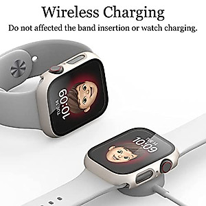 [12 Pack] Case Compatible with Apple Watch 44mm SE 2 Series 6 5 4 SE with Tempered Glass Screen Protector, HASDON Hard PC Bumper Overall Shockproof Protective Cover for iWatch 44mm Accessories