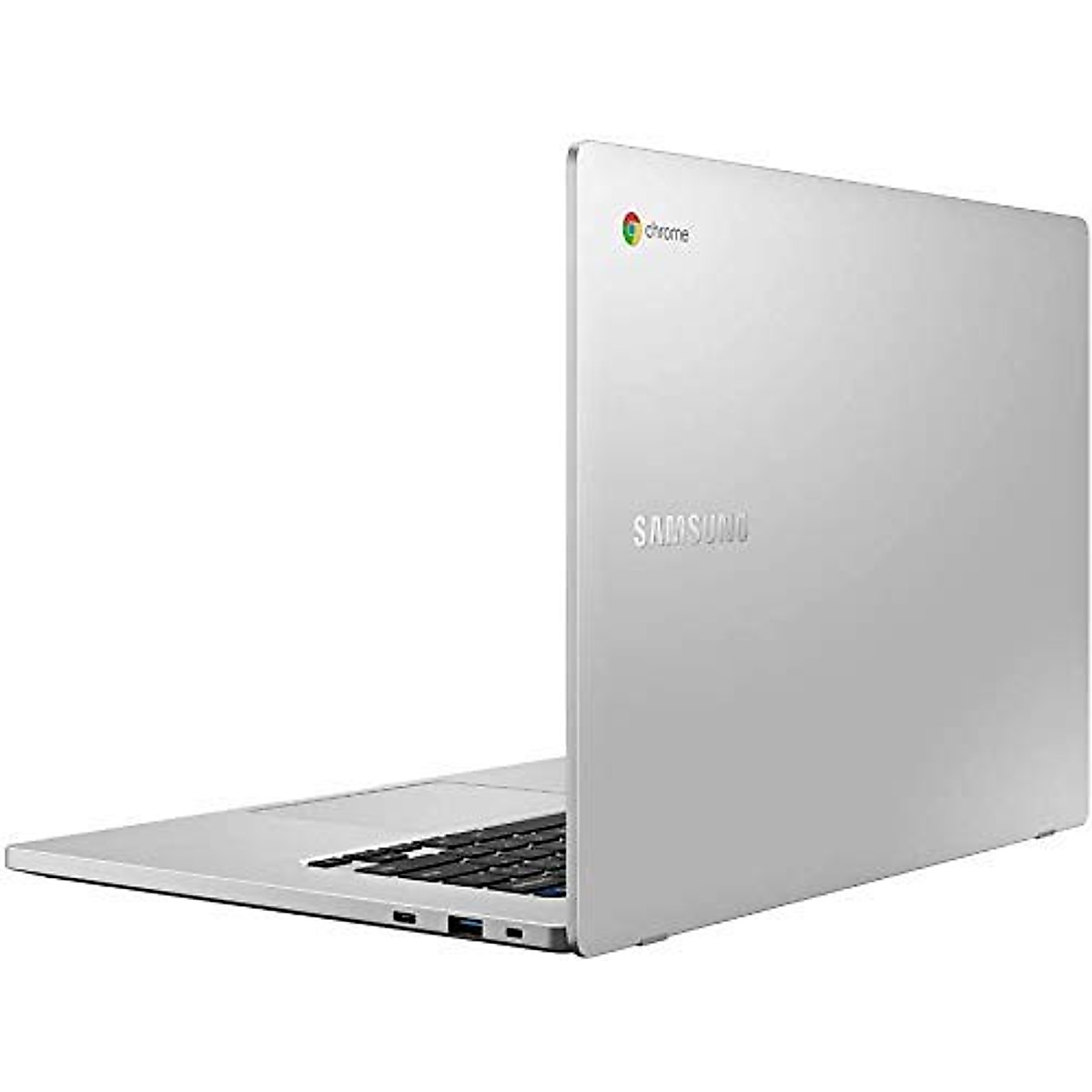 Samsung XE350XBA-K05US Chromebook 4 + Chrome OS 15.6" Full HD Intel Celeron Processor N4000 4GB RAM 128GB SSD, Platinum Titan