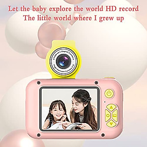 Kids Camera Point and Shoot Digital Cameras, Digital Camera for Boys and Girls - 40MP Children's Camera with 2.4 inch LCD Screen, Full HD 1080p Rechargeable Electronic Mini Camera