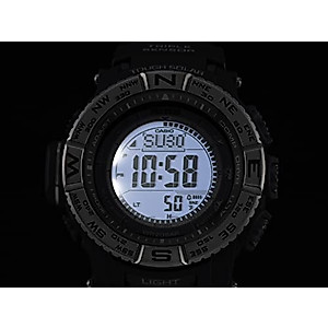 Casio Men's Pro Trek PRW-3500-1CR Solar Powered Atomic Resin Digital Watch