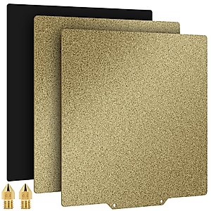 Ender 3 PEI Build Plate Upgrade, Double Side Print Bed Ender 3 pro, Textured PEI Spring Steel Sheet with Adhesive, 235 x 235 Magnetic Build Plate for Creality Ender 3 v2, Ender 5, Ender 3 V3 SE