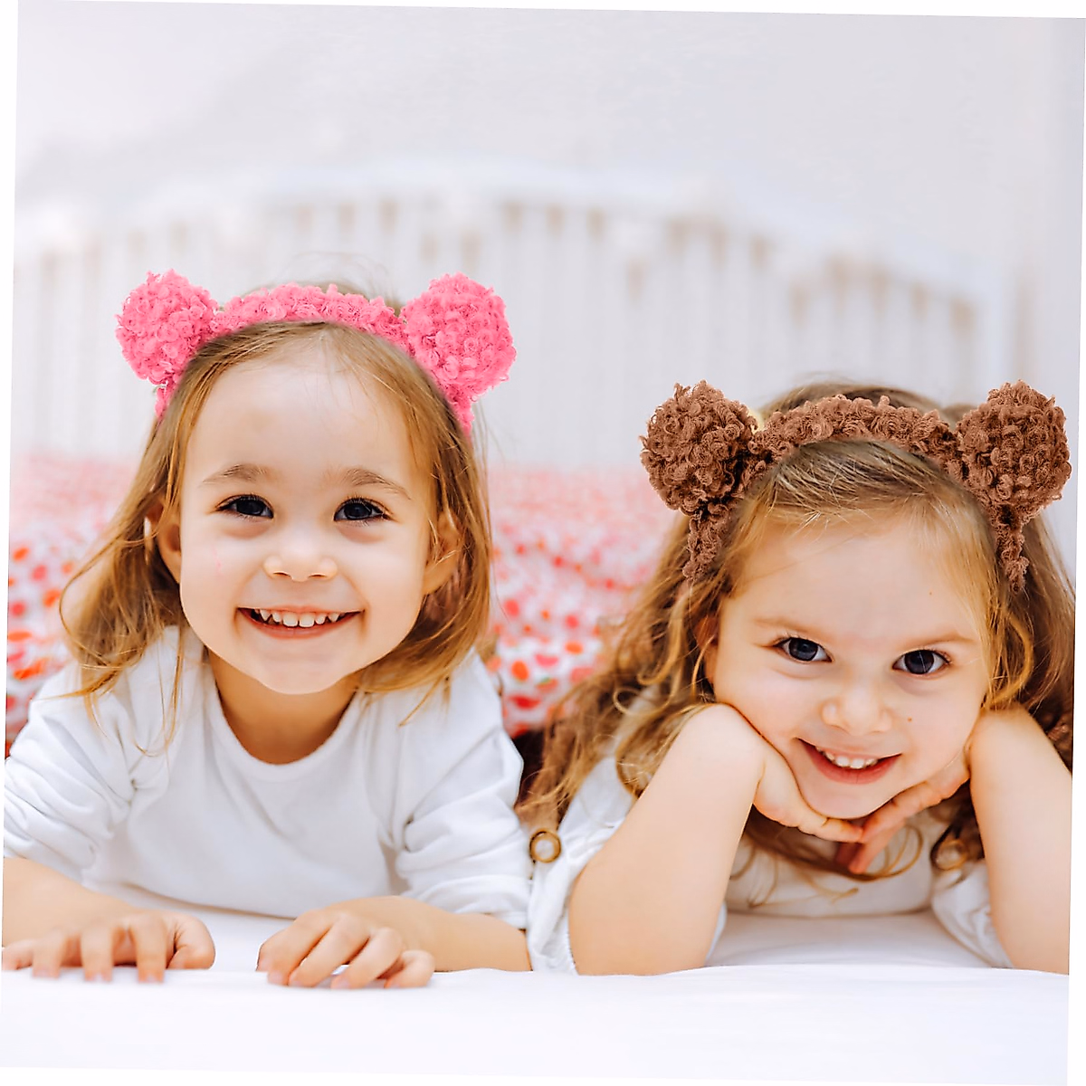 Ciieeo Bear Ears Headbands 6pcs Cute Bear Ears Headband Bear Ears Headbands Decorative Hair Hoops Bear Ears Headdress Headband Resin Hoops for Makeup Lovely Headdress