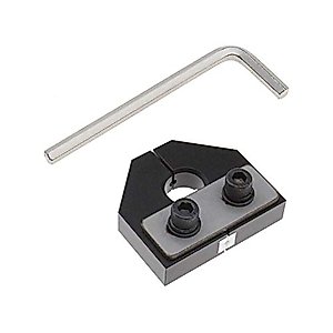 3D Printing 1.75mm PLA Filament Consumables Welder Connector Aluminum Block for Most 3D Printer Replacement Part with Wrench