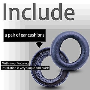 CCRE Earpads Replacement for Playstation 5 PS5 Pulse 3D Headset - Ear Cushion/Ear Cups (Dark Blue)