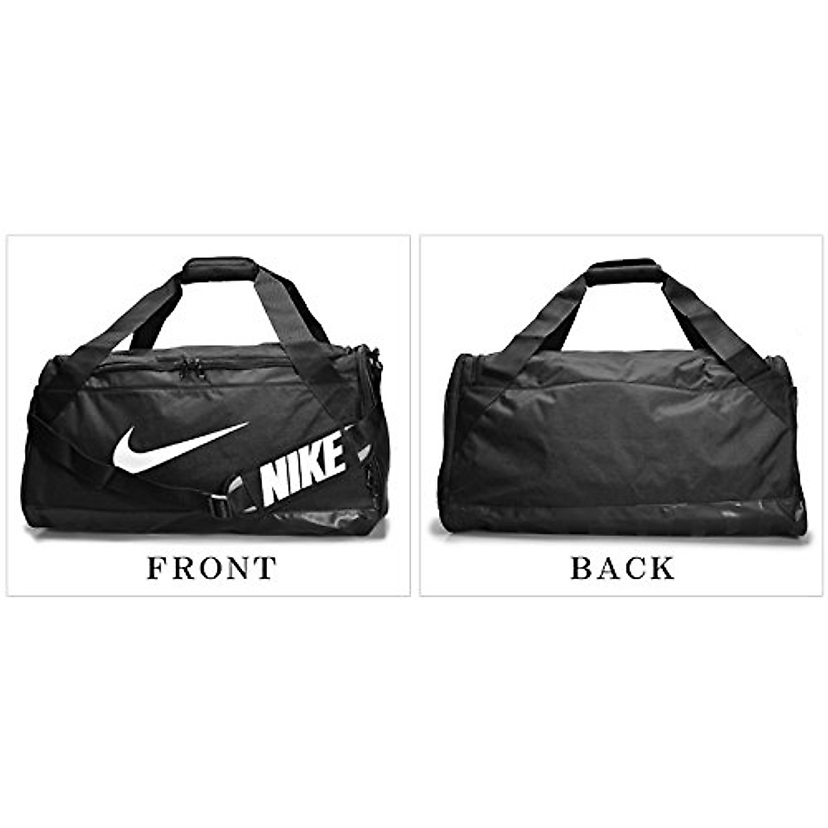 NIKE Brasilia Training Duffel Bag, Midnight Navy/Black/White, Medium