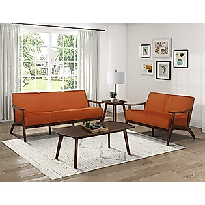 Lexicon Savry Living Room Sofa, Orange