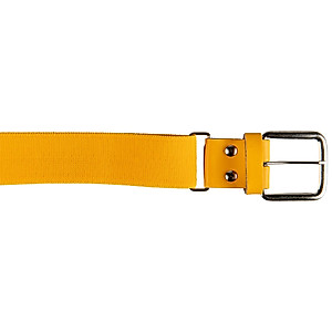 CHAMPRO mens With Leather Tab Brute Baseball Belt, Gold, Youth US