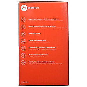 Motorola Smart Nursery Dream Machine Connected Sound and Light Projector with Audio Monitoring