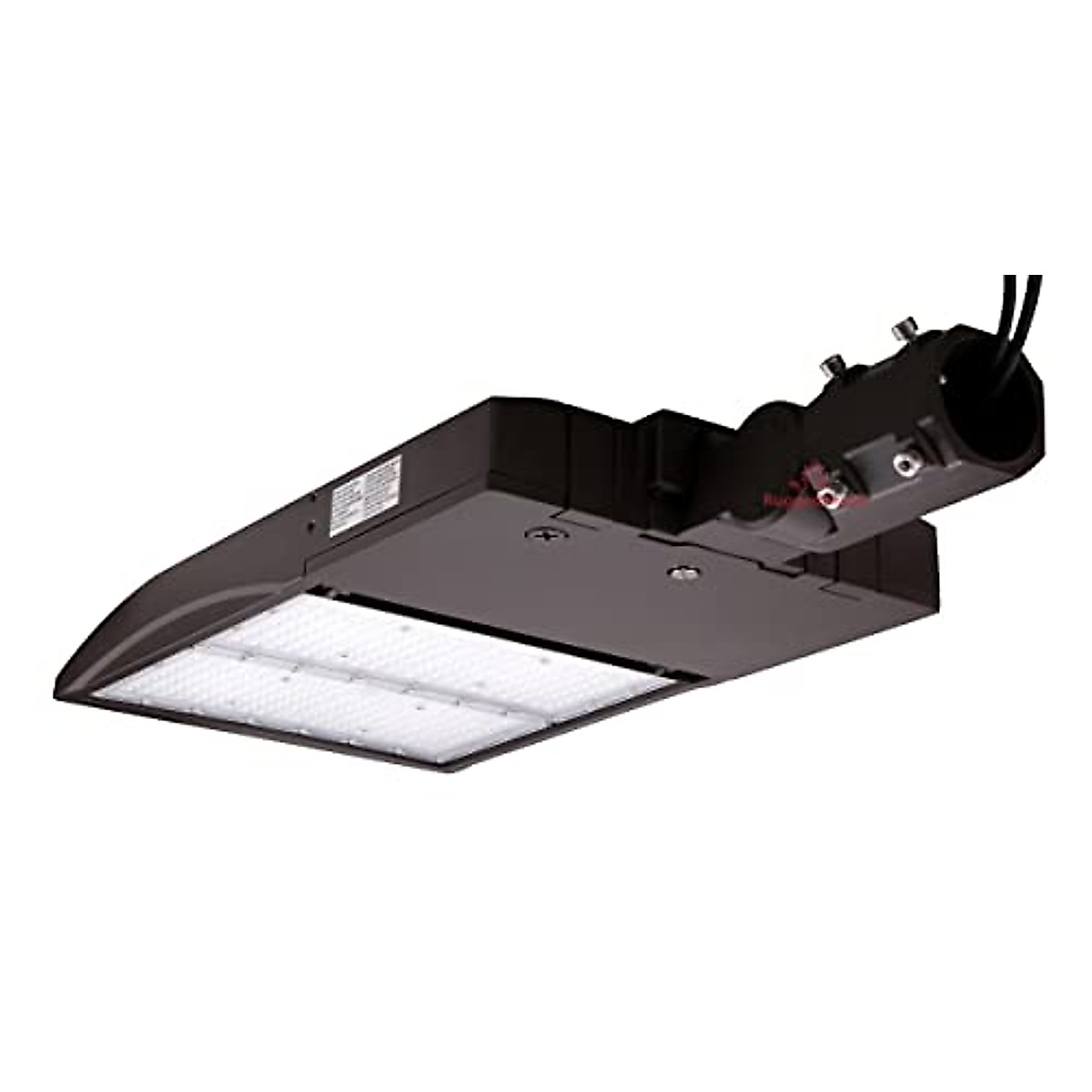 RuggedGrade 42,000 Lumen - 300 watt NextGen III LED Shoebox Lights - Dimmable - with Photocell - Slip FIT Mount -Brown HOUSING - 10KV Surge