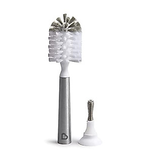 Munchkin® Shine™ Stainless Steel Bottle Brush and Refill Brush Head