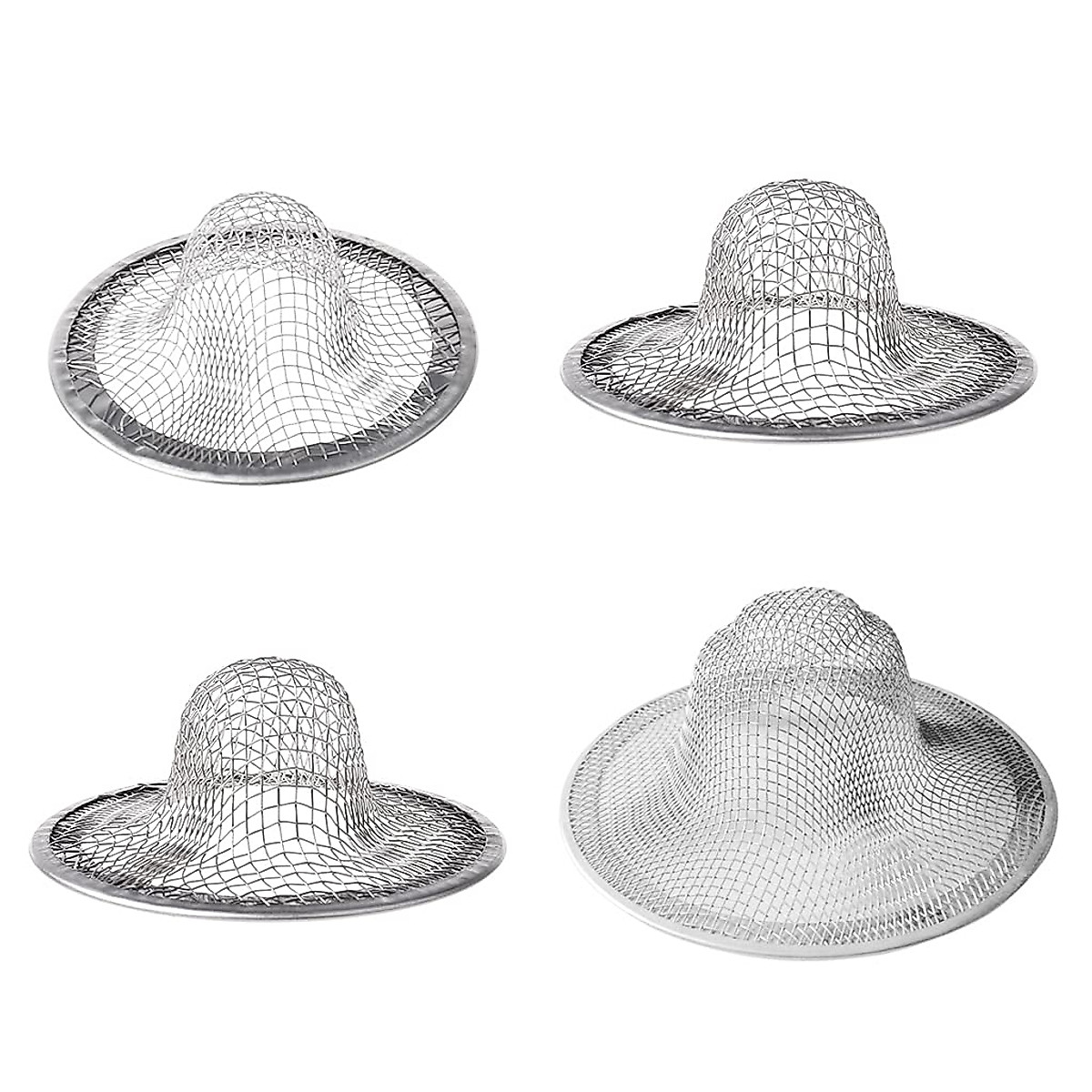 BaoFufc Stainless Steel Kitchen Sink Strainer Hair Catcher Stopper Bathroom Bathtub Show Kitchen Sink Strainer