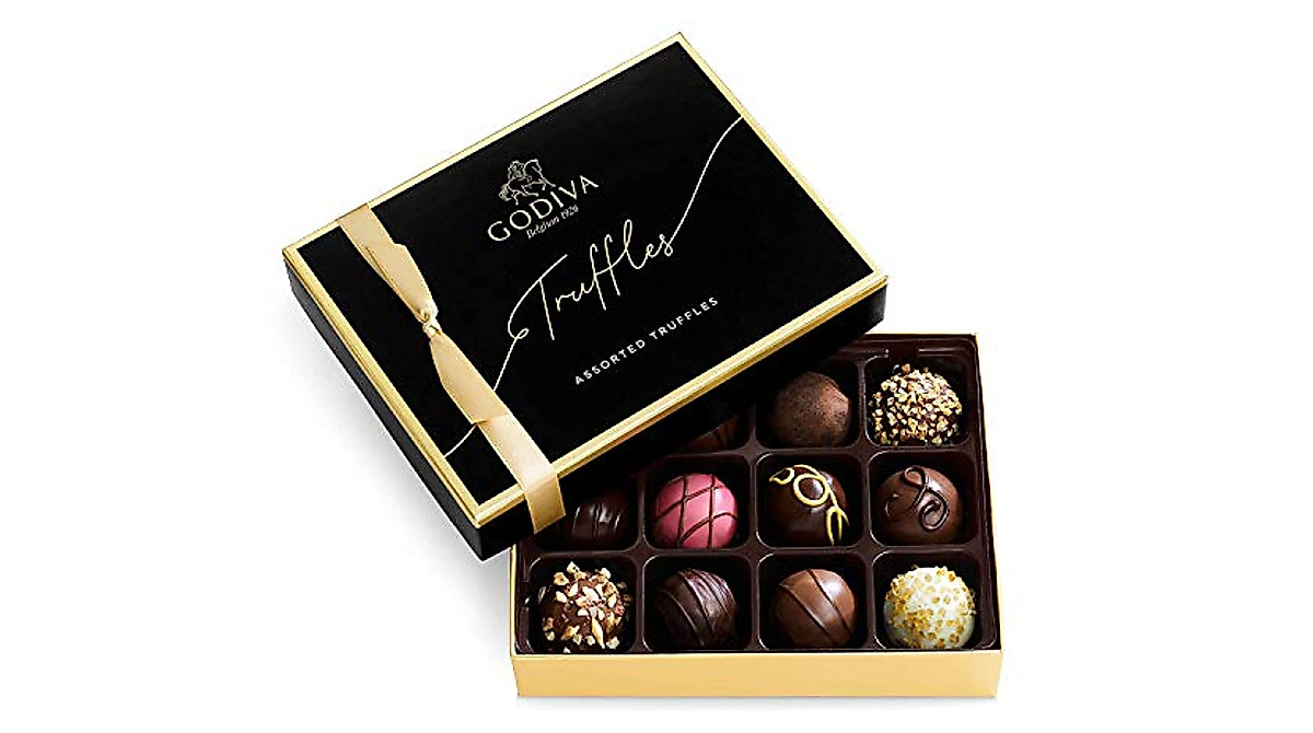 Godiva Signature Truffles Gift Box - Gourmet Belgian Chocolates