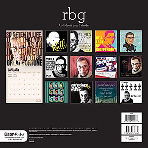 2021 RBG Wall Calendar