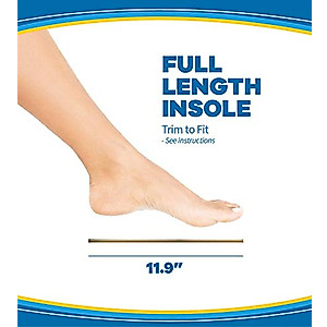 Dr. Scholl’s Comfort Double Air-Pillo Insoles, Men’s Size 7-13, Women’s Size 5-10 , 1 Pair