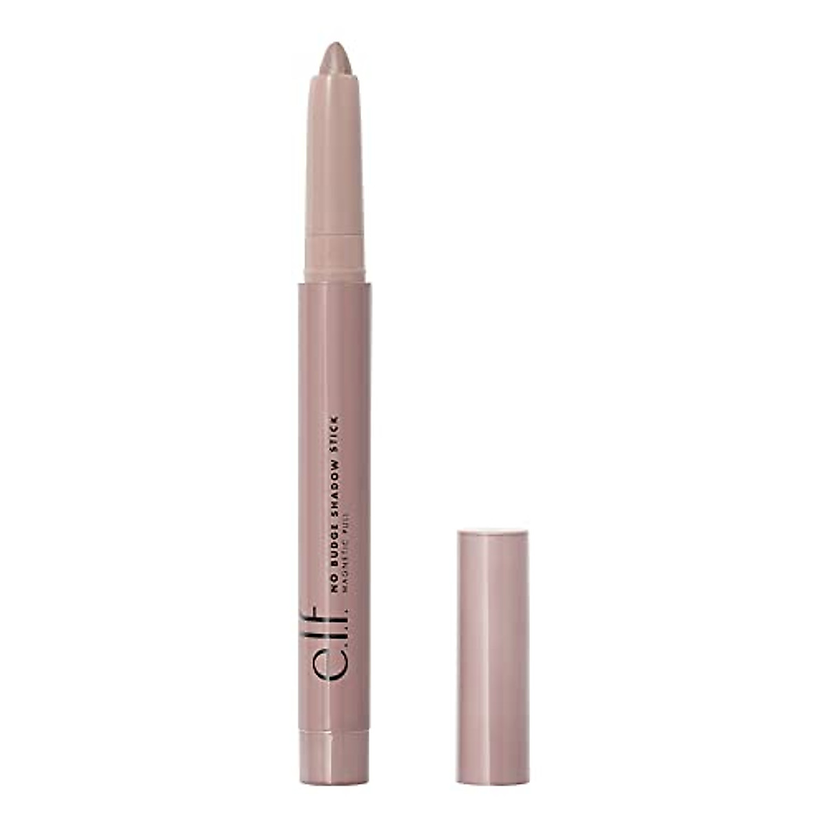 e.l.f. No Budge Shadow Stick, Longwear, Smudge-Proof Eyeshadow, Twist-up Design & Built-in Sharpener, Vegan & Cruelty-Free, Magnetic Pull, 0.056 Oz