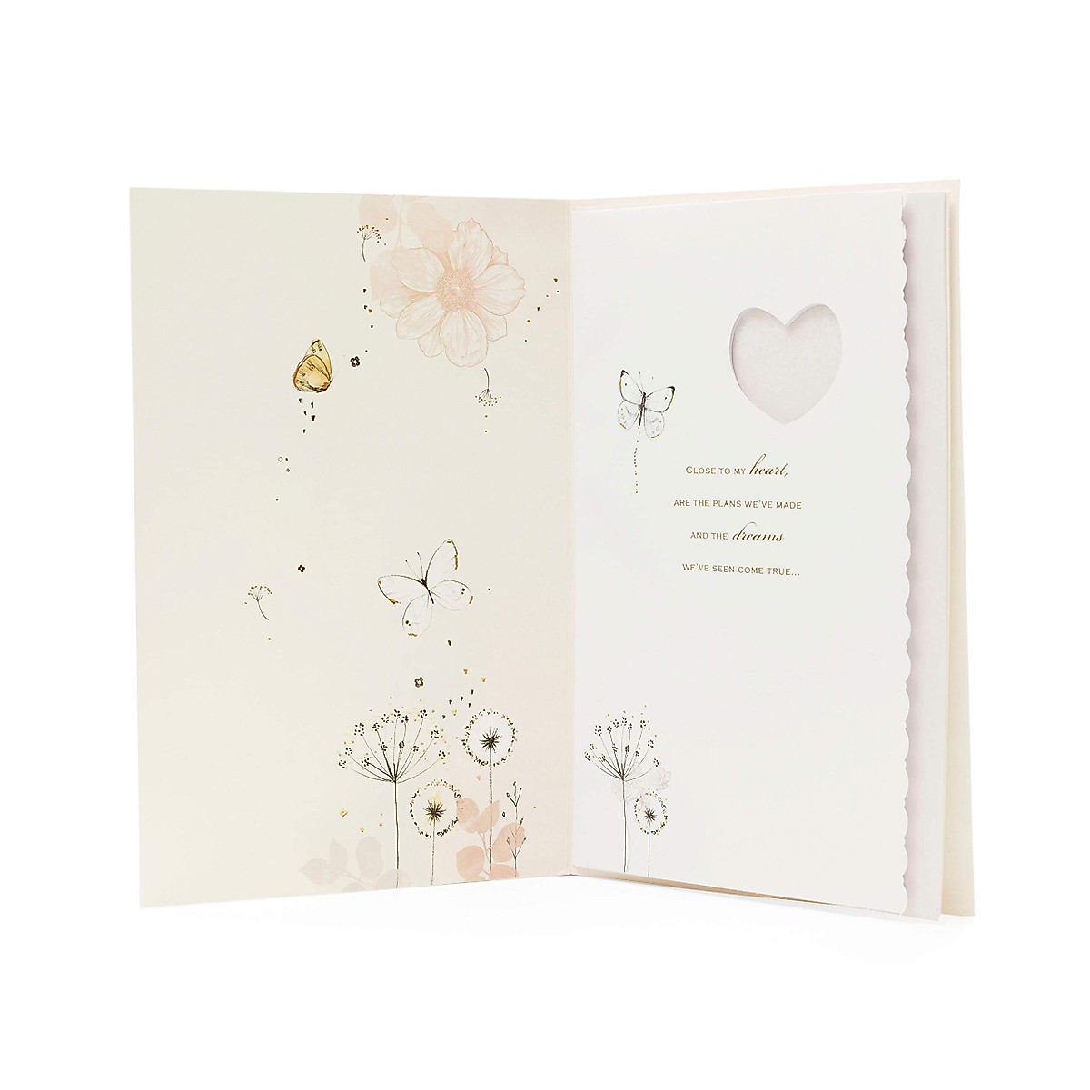 Wife Birthday Card - Birthday Card for Her - Sentimental Birthday Card - Butterfly Birthday Card
