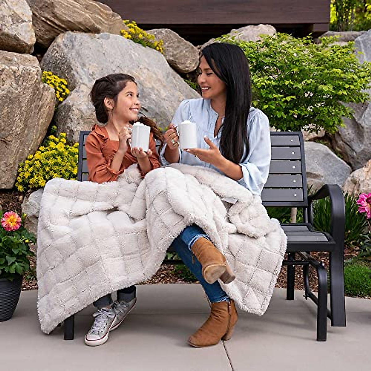 Lifetime 60276 Glider Bench, Harbor Gray