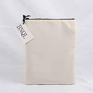 BNQL Book Sleeve for Book Lovers Book Cover Paperback Book Cover Protector with Zipper (Book Sleeves)