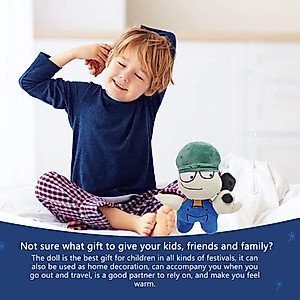 11.8in Dave and Bambi Plush，Cute Cartoon Character Anime Pillow, Soft Stuffed Animal Plush Toys Gifts for Fans and Friends(Bambi)