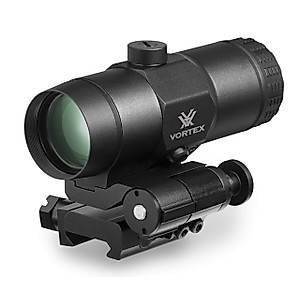 Vortex Optics VMX-3T 3X Red Dot Sight Magnifier with Built-In Flip Mount