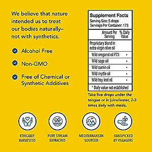 NORTH AMERICAN HERB & SPICE Fung-E-Clenz - 1 fl. oz. - Immune Support, Healthy Hair, Skin & Nails - Contains Oregano, Food & Spice Oils - Non-GMO, Vegan - 173 Total Servings