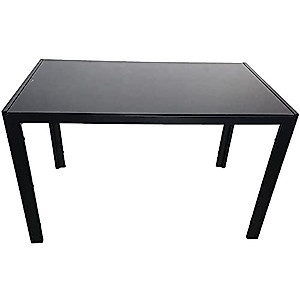 Modern Dining Table Set Dining Room Table Set for Small Spaces Kitchen Table and Chairs 5 Piece Kitchen Table Set Table with Chairs Home Furniture ，Black