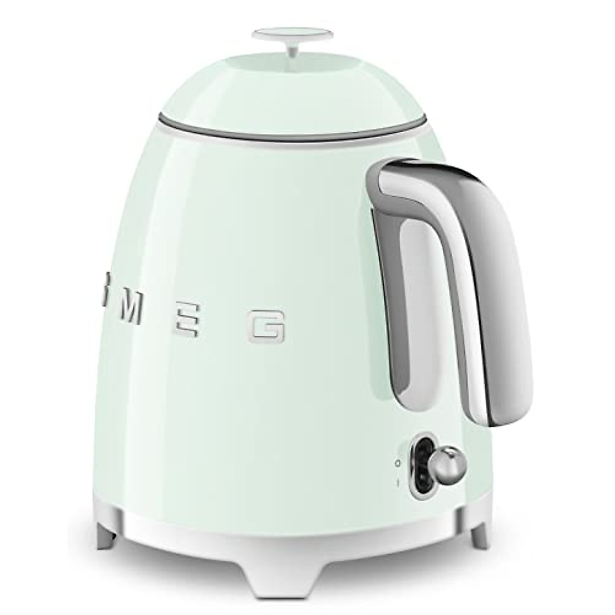 SMEG Mini 50's Retro Style 3 Cup Electric Kettle with Double Wall Anti Slip Base and Water Level Indicator (Pastel Green)