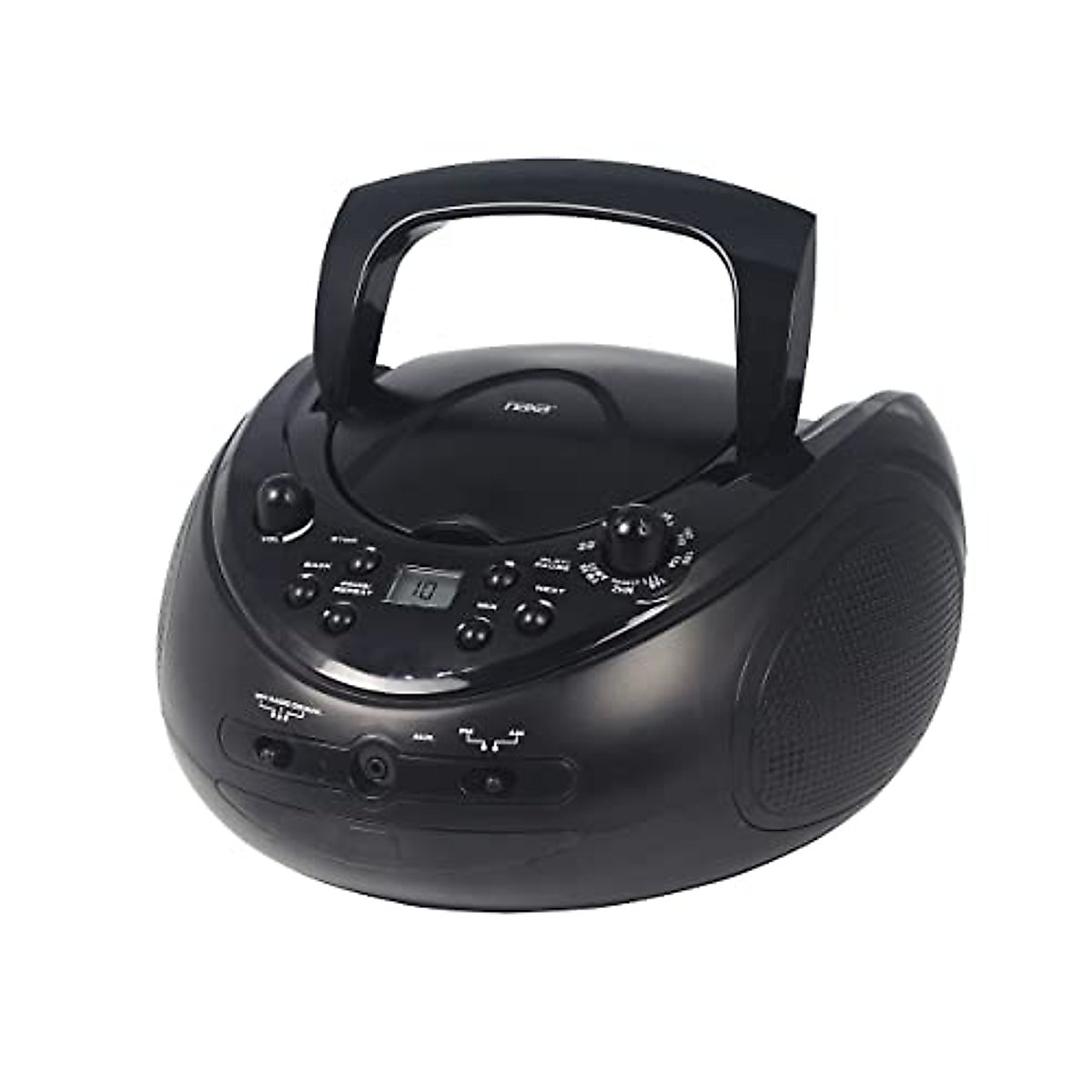 Naxa Electronics NPB-254 Portable CD Radio Player with Programmable Memory and AM/FM Radio, Black