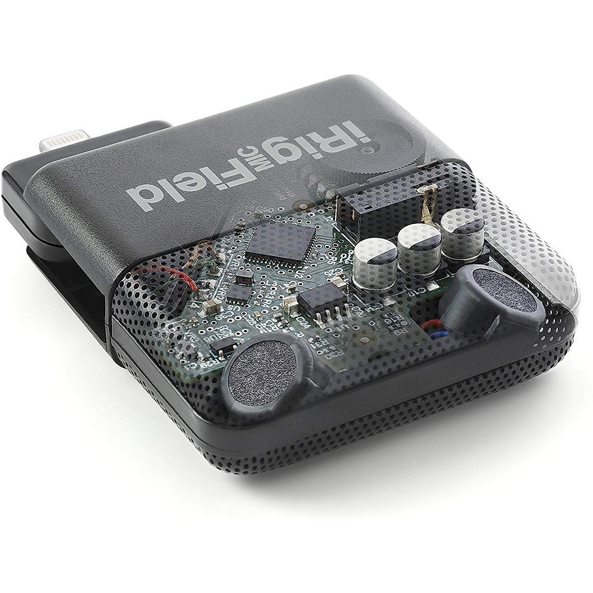 IK Multimedia iRig Mic Field stereo condenser microphone for iPhone and iPad - IP-IRIG-FIELD-IN - Black