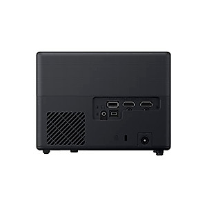 Epson EpiqVision Mini EF12 Smart Streaming Laser Projector, HDR, Android TV, Movies, Family Gaming, Portable, sound by Yamaha, 3LCD, Full HD 1080p, 1000 lumens Color & White Brightness Bluetooth Black