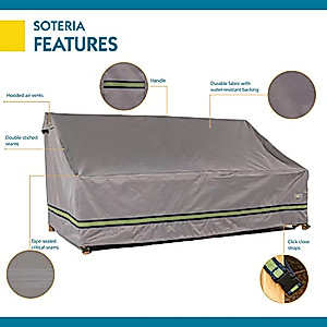 Duck Covers Classic Accessories Soteria Waterproof 87 Inch Patio Sofa Cover
