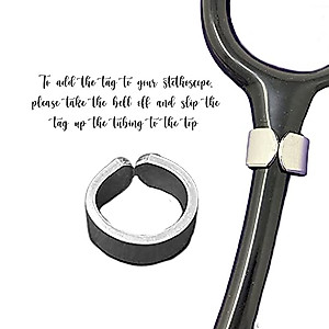 Stethoscope ID Tag Personalized, Stethoscope ID Name tag cuff - nurse gift - student nurse gift - Veterinary stethoscope, personalized name tag, Nurse Gift, Doctor Gift