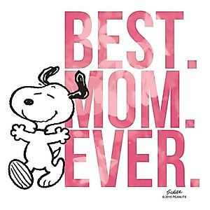 CafePress Snoopy Best Mom Ever Mug Ceramic Coffee Mug, Tea Cup 11 oz