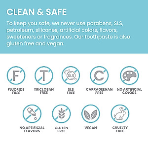 Himalaya Botanique Whitening + Hydroxyapatite Toothpaste for Whiter Teeth & Fresher Breath, Fights Plaque with Hydroxyapatite Support & Mint Flavor, Fluoride Free, SLS Free, & Vegan, 4.0 oz, 4 Pack