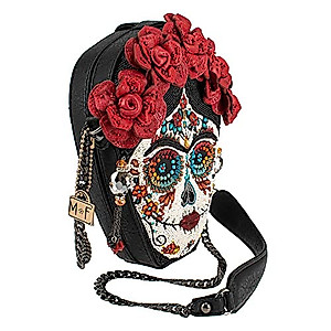 Mary Frances La Catrina Beaded Crossbody Handbag