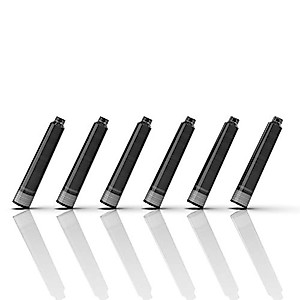 Wordsworth & Black Fountain Pen Ink Refills - Set of 30 Black Ink Cartridges - International Standard Size - Length APPR 2.04 Inch - Base Diameter APPR 0.24 Inch - Disposable and Generic