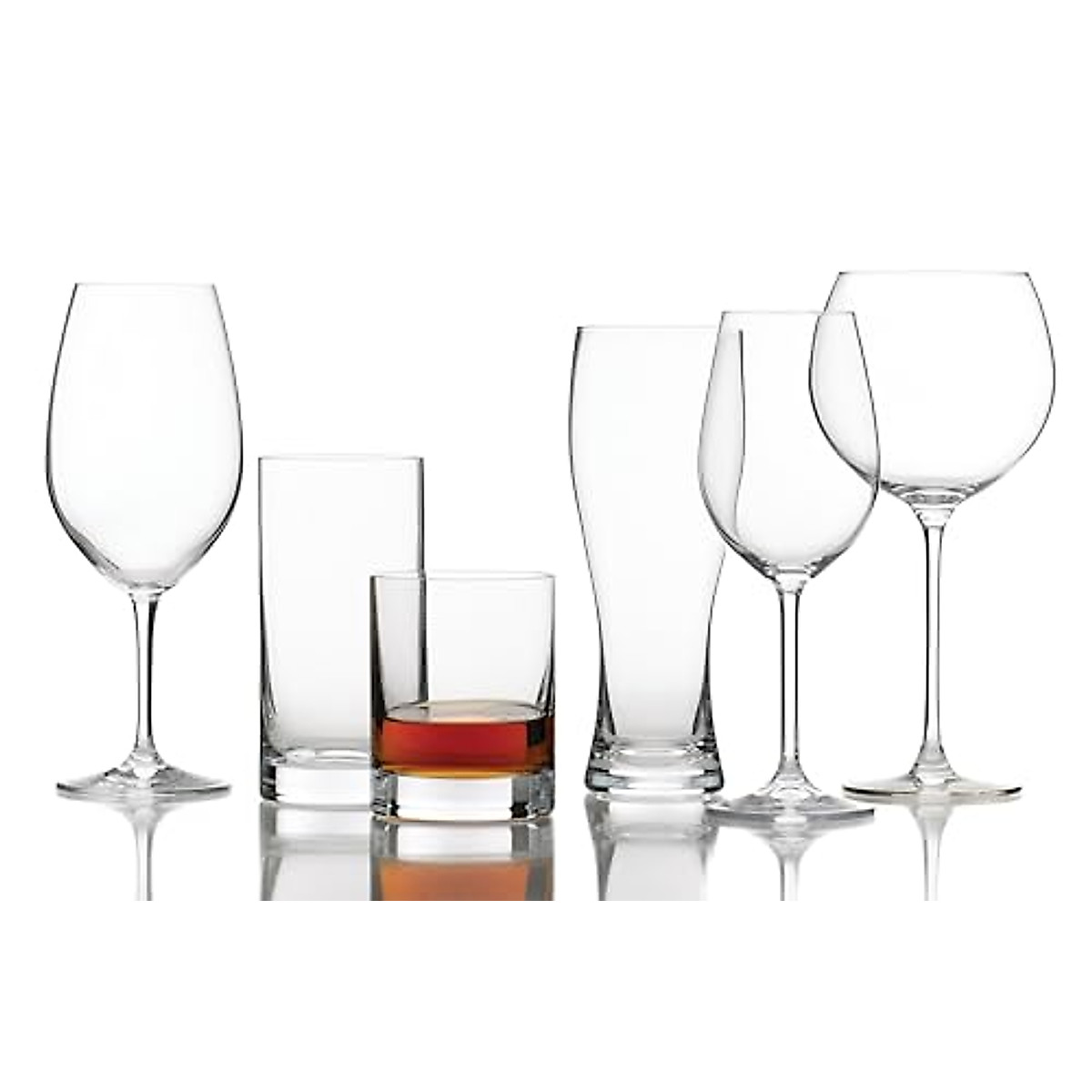 Lenox Tuscany Classics 4-Piece Highball Glass Set, 4 Count (Pack of 1), Clear