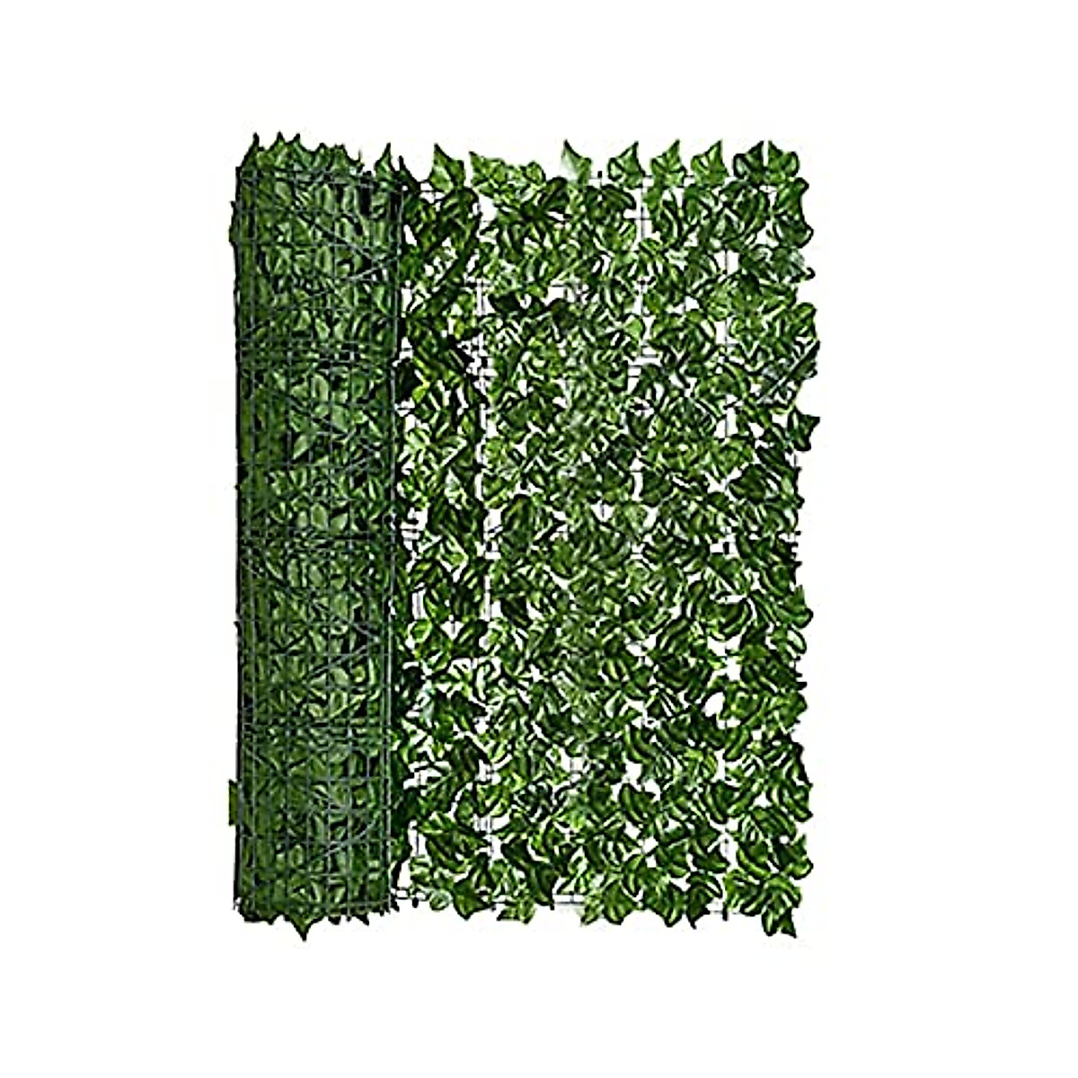LoyisViDion Artificial Ivy Telescopic Privacy Fence Screen, 19.7x19.7in Artificial Hedges Fence and Faux Ivy Vine Leaf Decoration for Outdoor Decor, Garden (19.7x19.7in)