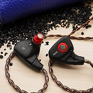 DUNU Titan S in-Ear Monitors,11mm Dynamic Driver HiFi IEMs Earphones with Powerful Sound (Black)